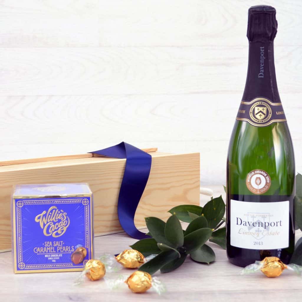 English Wine & Chocolate Box | Heather and Bale