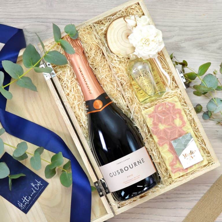 English Rosé Wine Box | Gusbourne Vineyards 2016 | Luxury Gifts