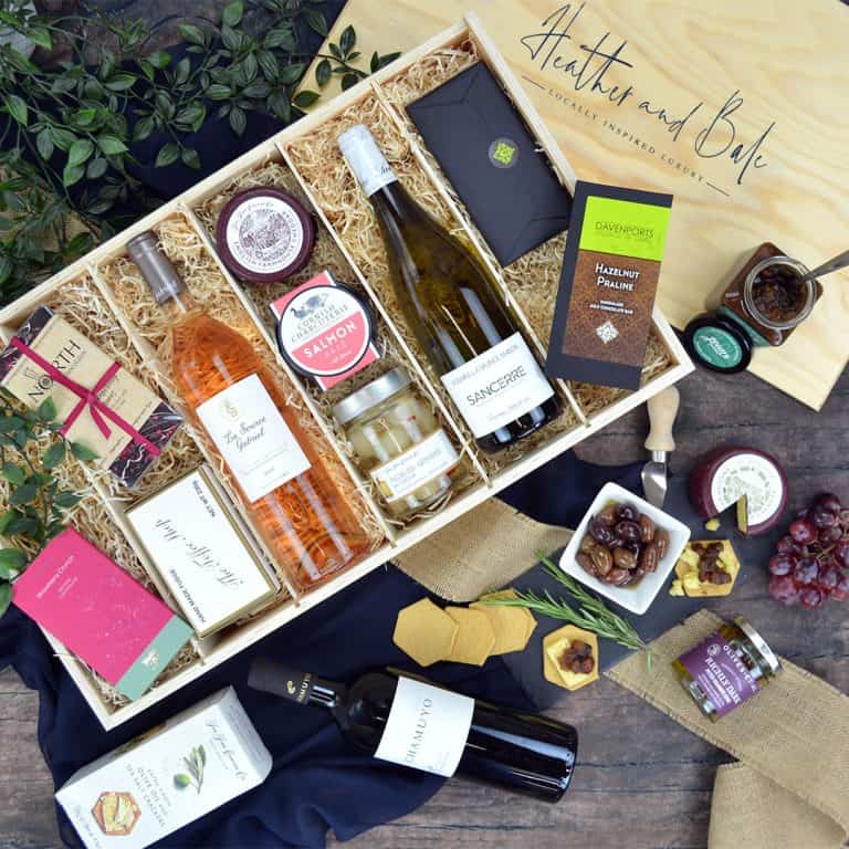 Luxury Wine Hamper | The Harper | Heather and Bale