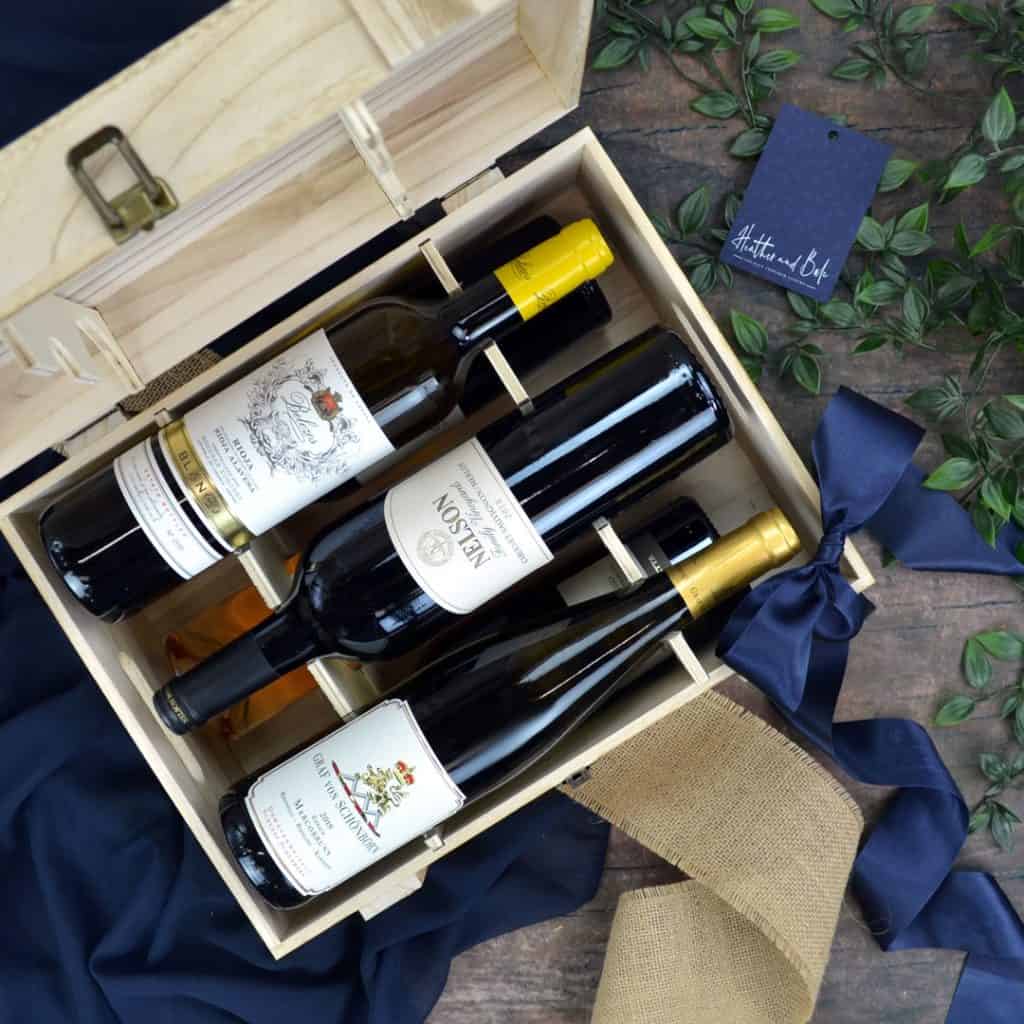 Luxury Wine Hamper | The Harper | Heather and Bale